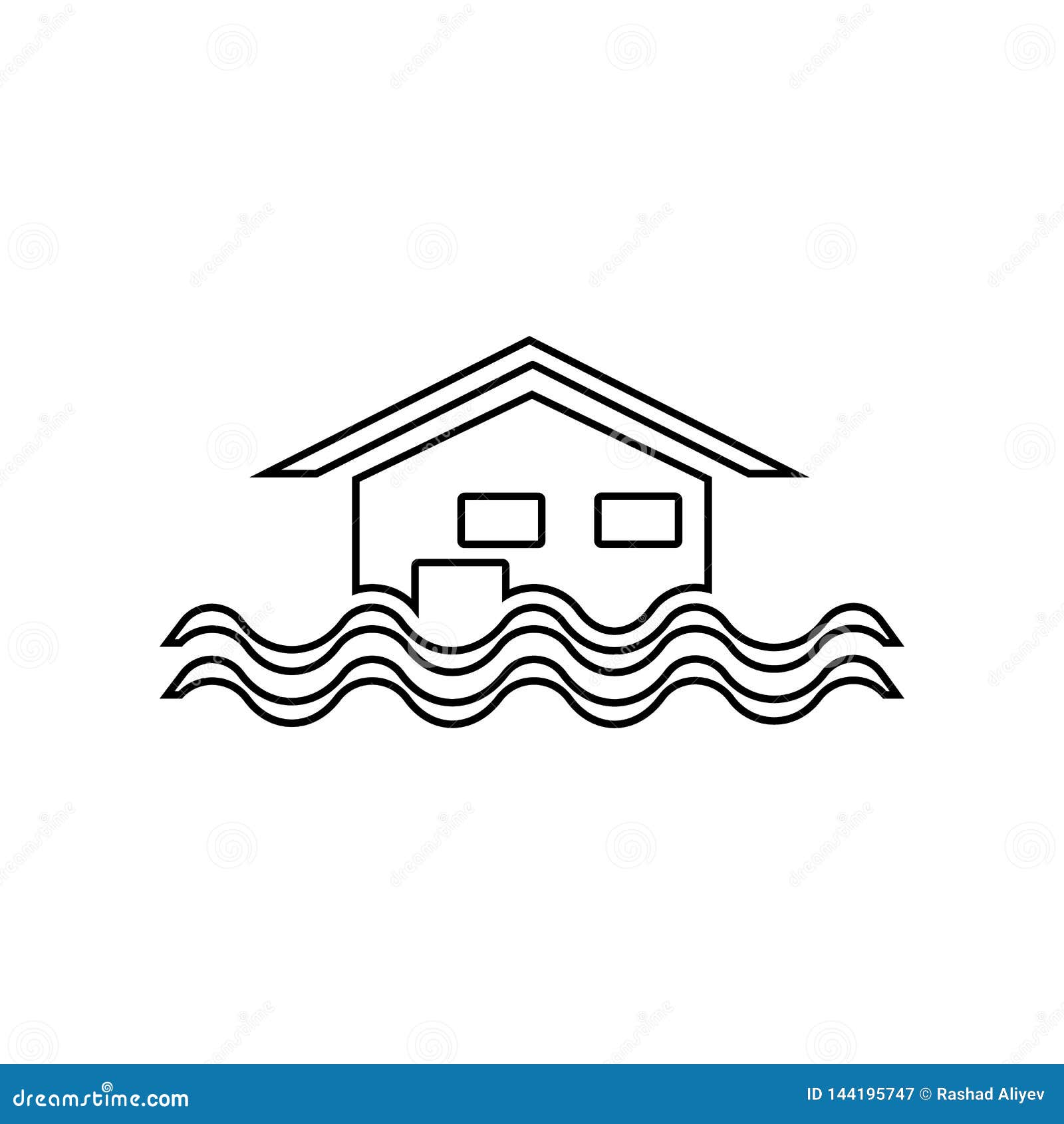 Floating House Icon. Element of Zoo for Mobile Concept and Web Apps ...