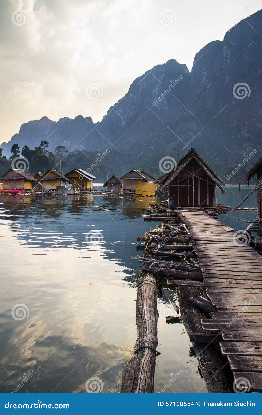 Floating hut stock photo. Image of water, background - 57100554