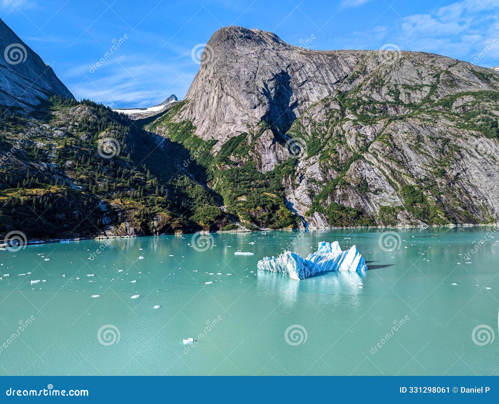 Floating Ice in the Endicott Arm, Alaska Stock Image - Image of glacier ...
