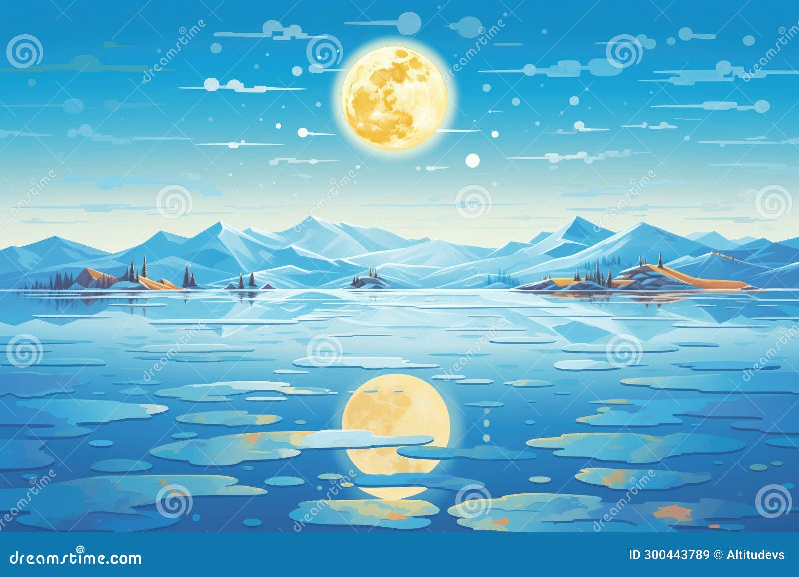 Gleaming Moon Over Majestic Mosque Royalty-Free Stock Image ...