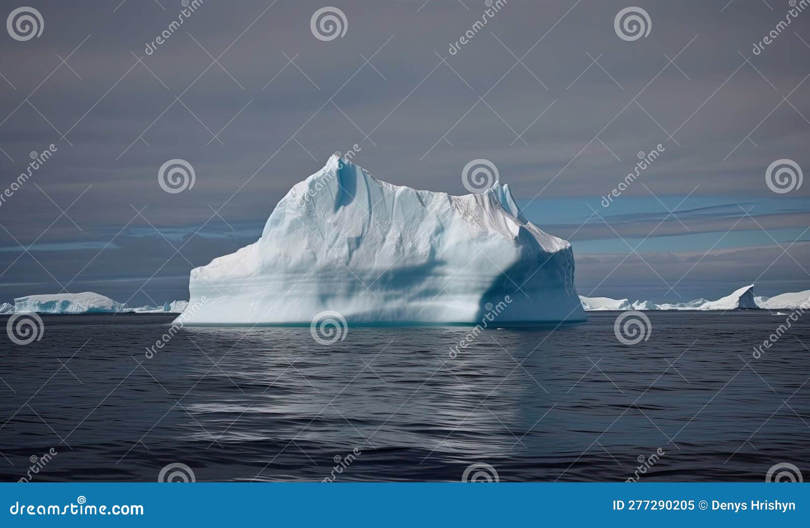 Floating Iceberg Creates Stunning Backdrop for Arctic Landscape ...