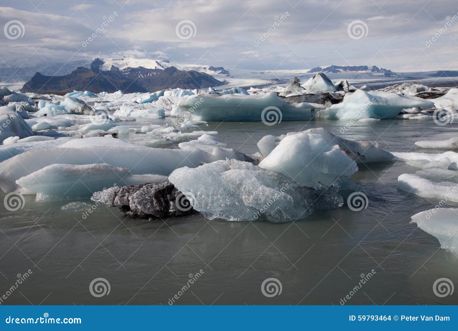 Floating Icebergs stock photo. Image of jokulsarlon, natural - 59793464