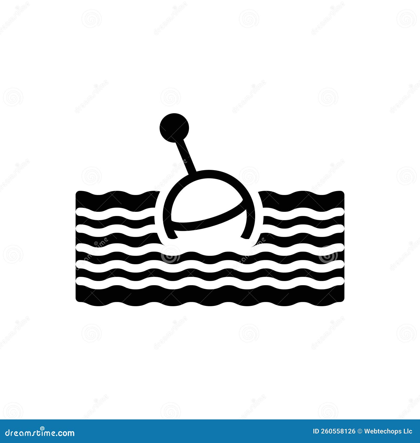 Black Solid Icon for Floating, Rattle and Float Stock Vector ...