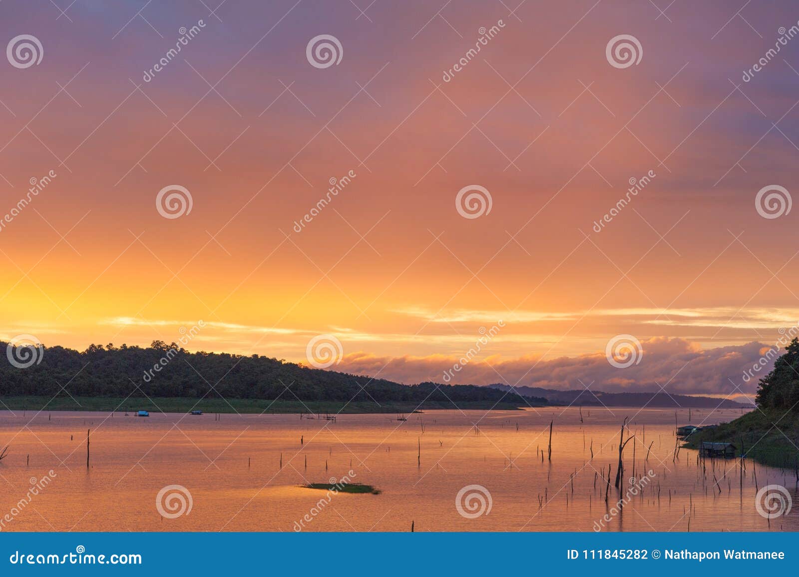 Floating in lake. stock photo. Image of lake, float - 111845282