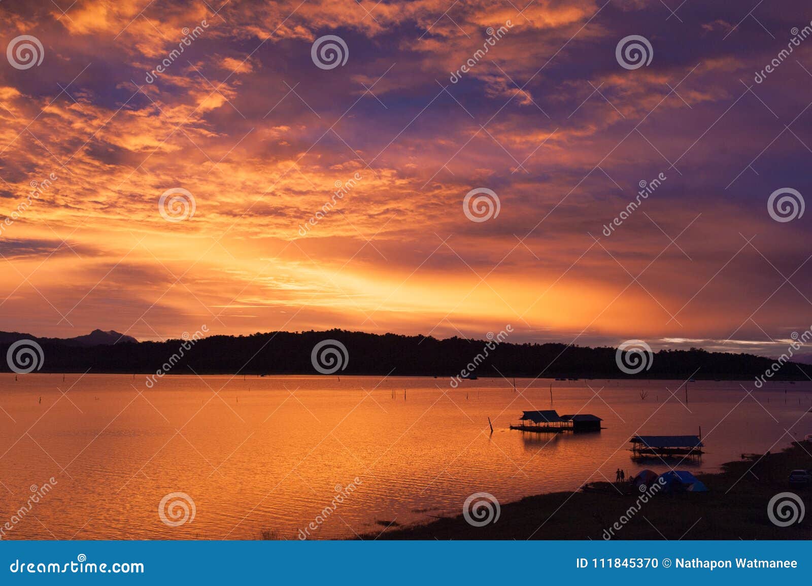 Floating in lake. stock photo. Image of natural, background - 111845370