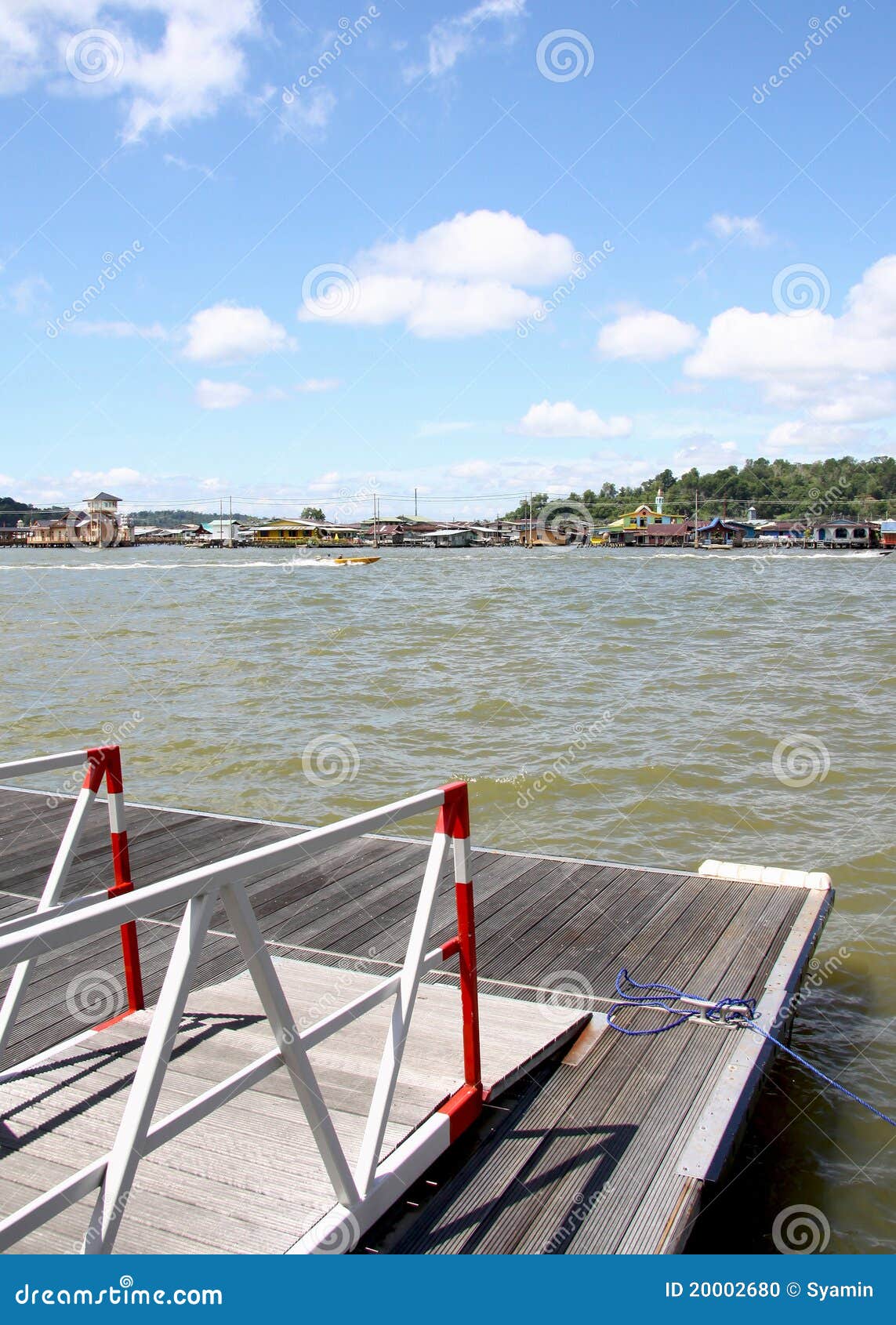 Floating Landing Platform, Brunei Stock Photo - Image of platform ...