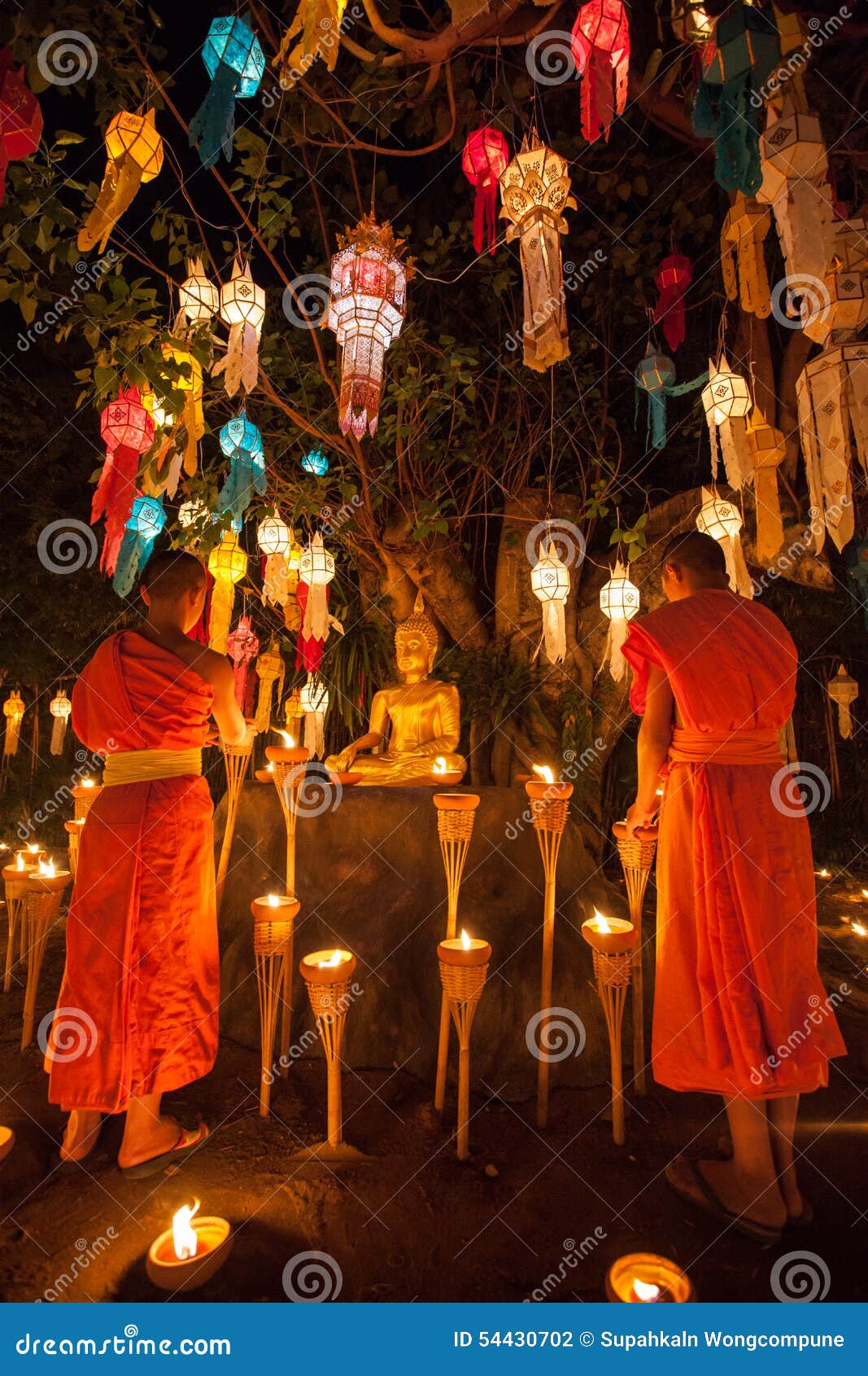 Floating lantern editorial photography. Image of orange - 54430702