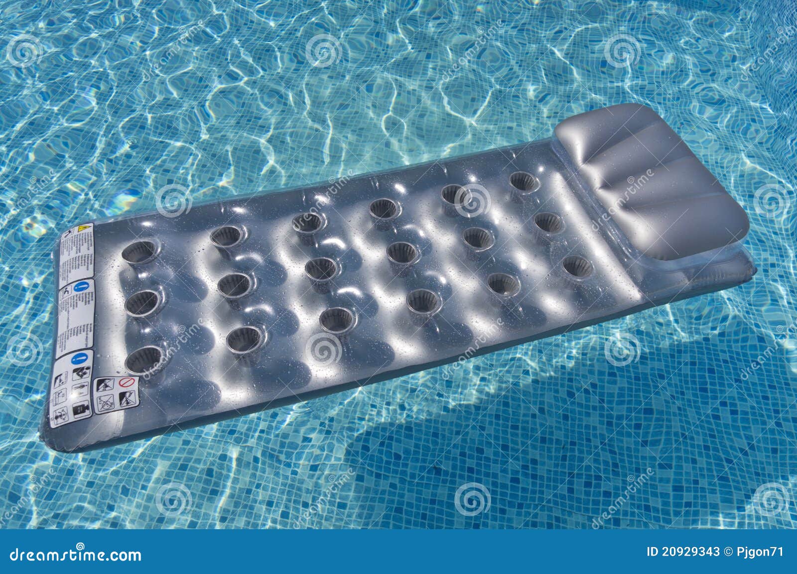 Floating Lilo Royalty-Free Stock Photography | CartoonDealer.com #20929343