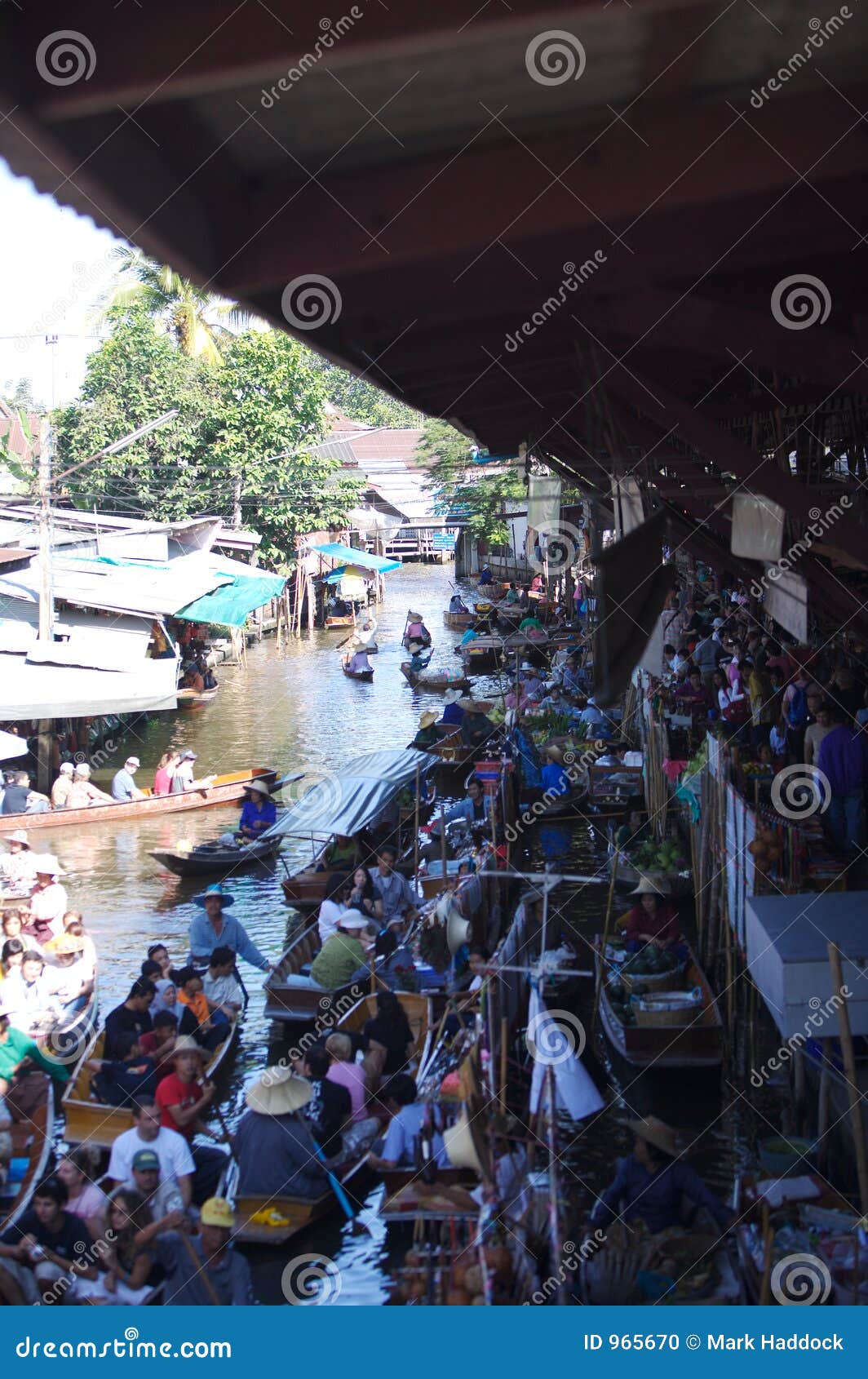 Floating Market 1 stock photo. Image of river, landmark - 965670