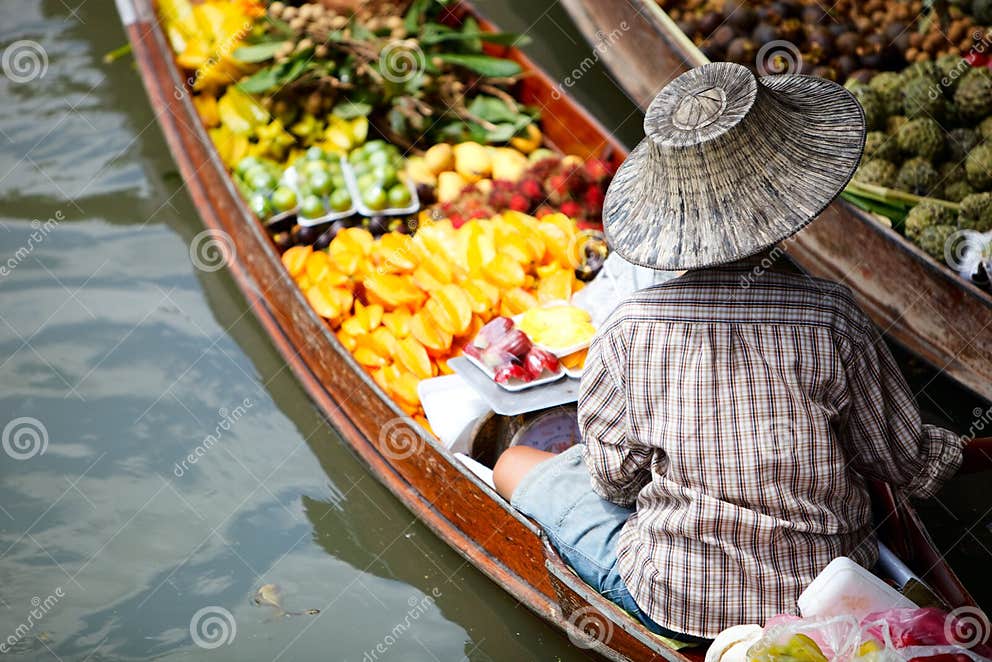 Floating market stock photo. Image of floating, selling - 10561138