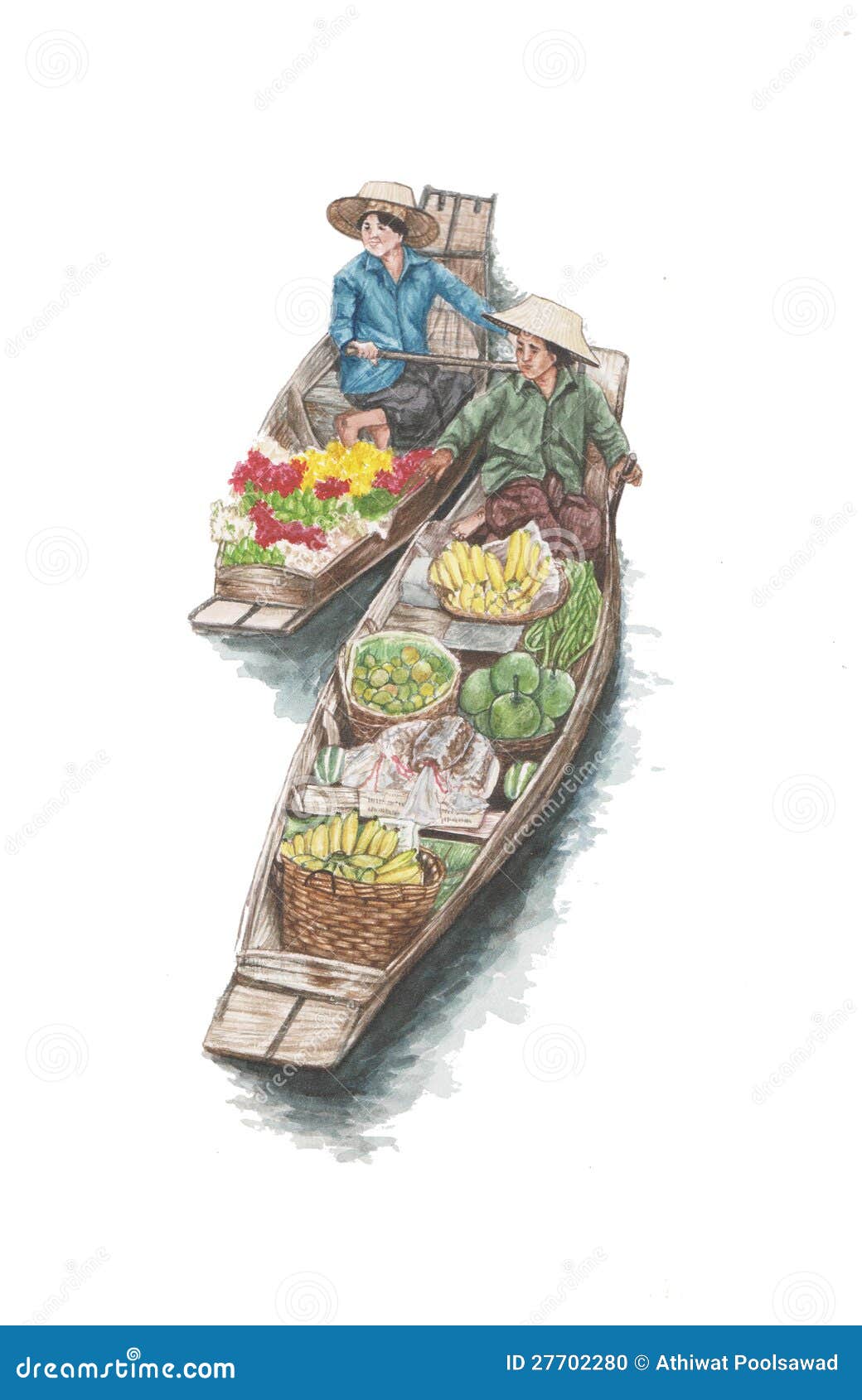Floating market stock photo. Image of boat, sale, google - 27702280