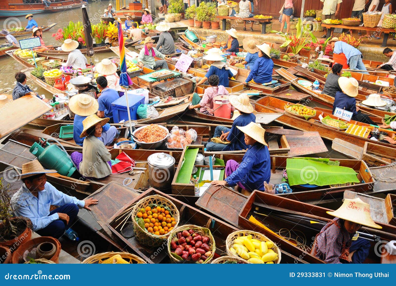 Floating Market, Amphawa, Thailand Editorial Photo - Image of river ...