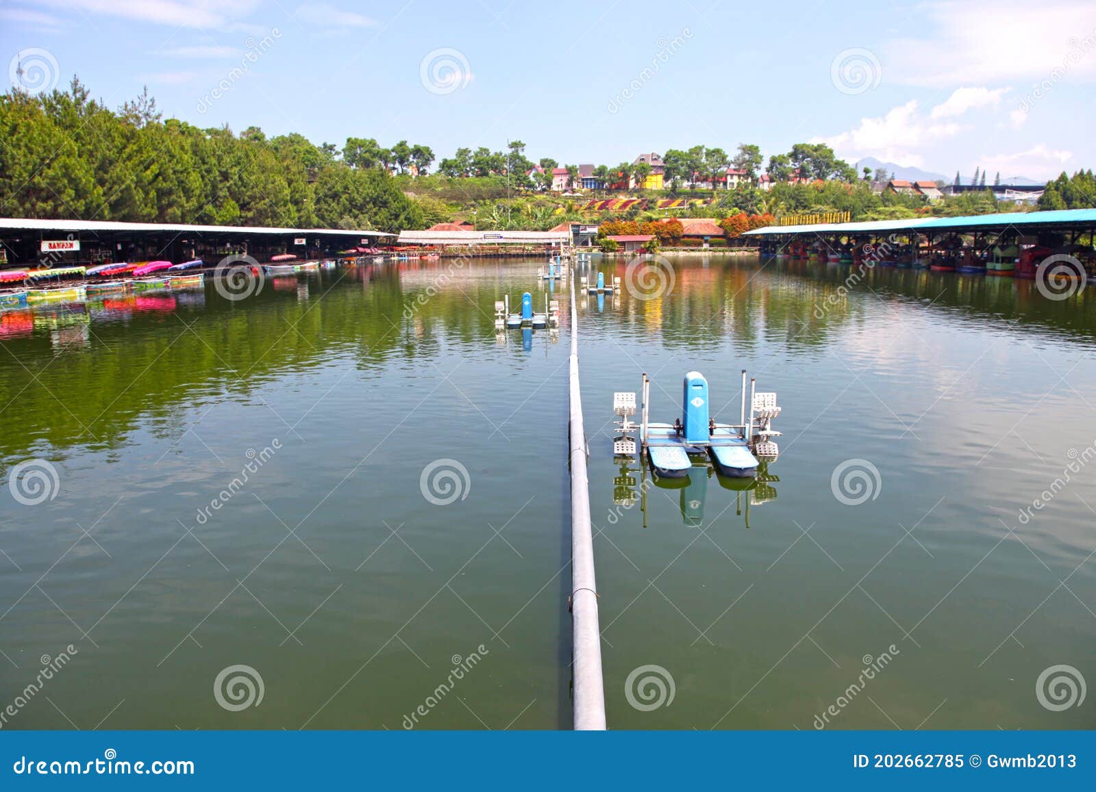 Floating Market in Lembang, Bandung, Indonesia. Editorial Image - Image ...