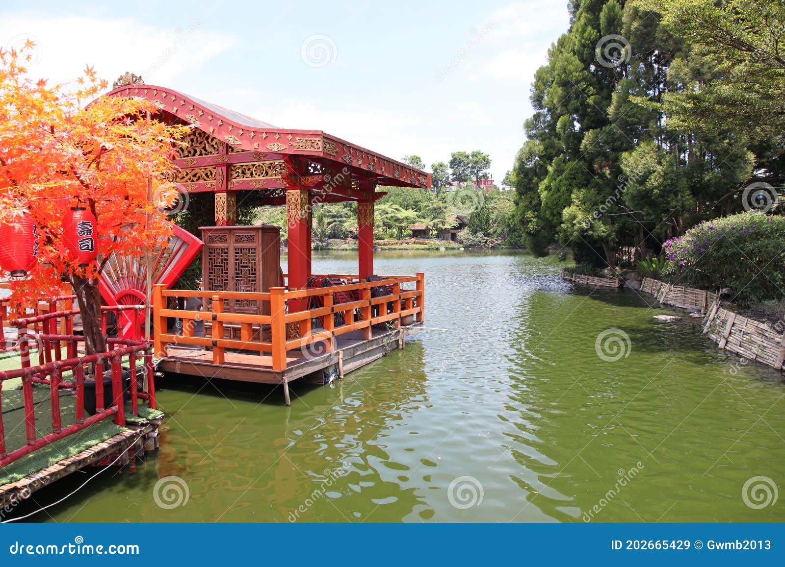 Floating Market in Lembang, Bandung, Indonesia. Editorial Stock Image ...
