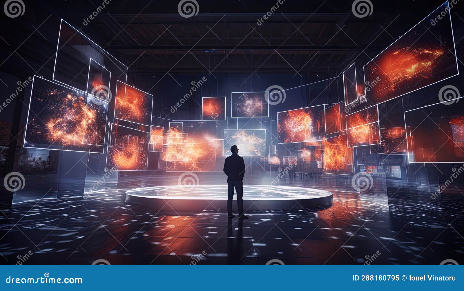 Floating Media Screens, Projecting Immersive Images that Interact with ...