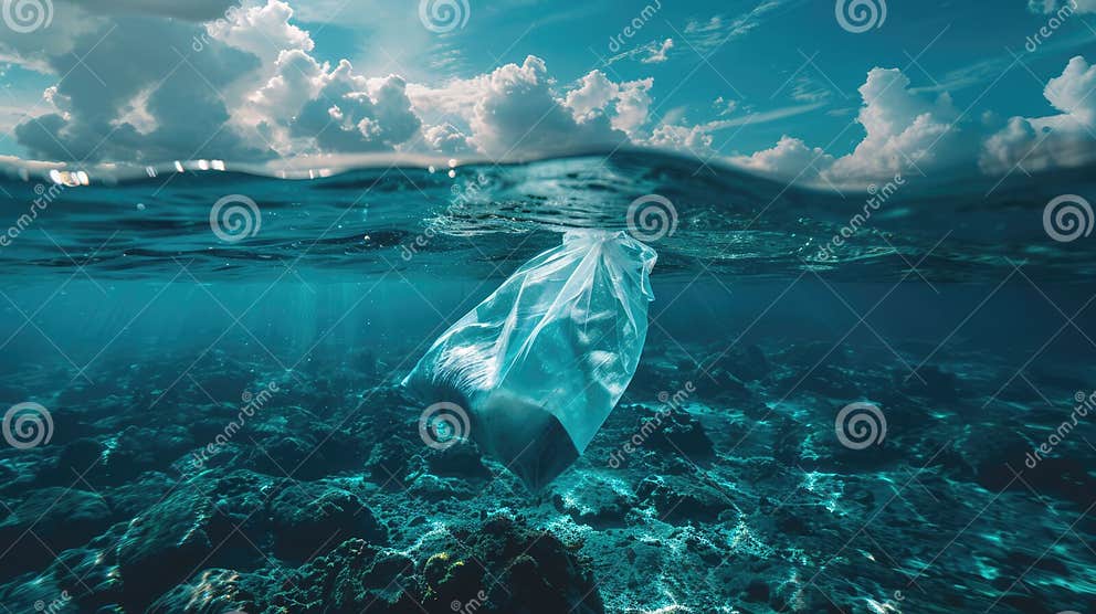 Floating Menace Plastic Bag Pollution In Our Oceans  An