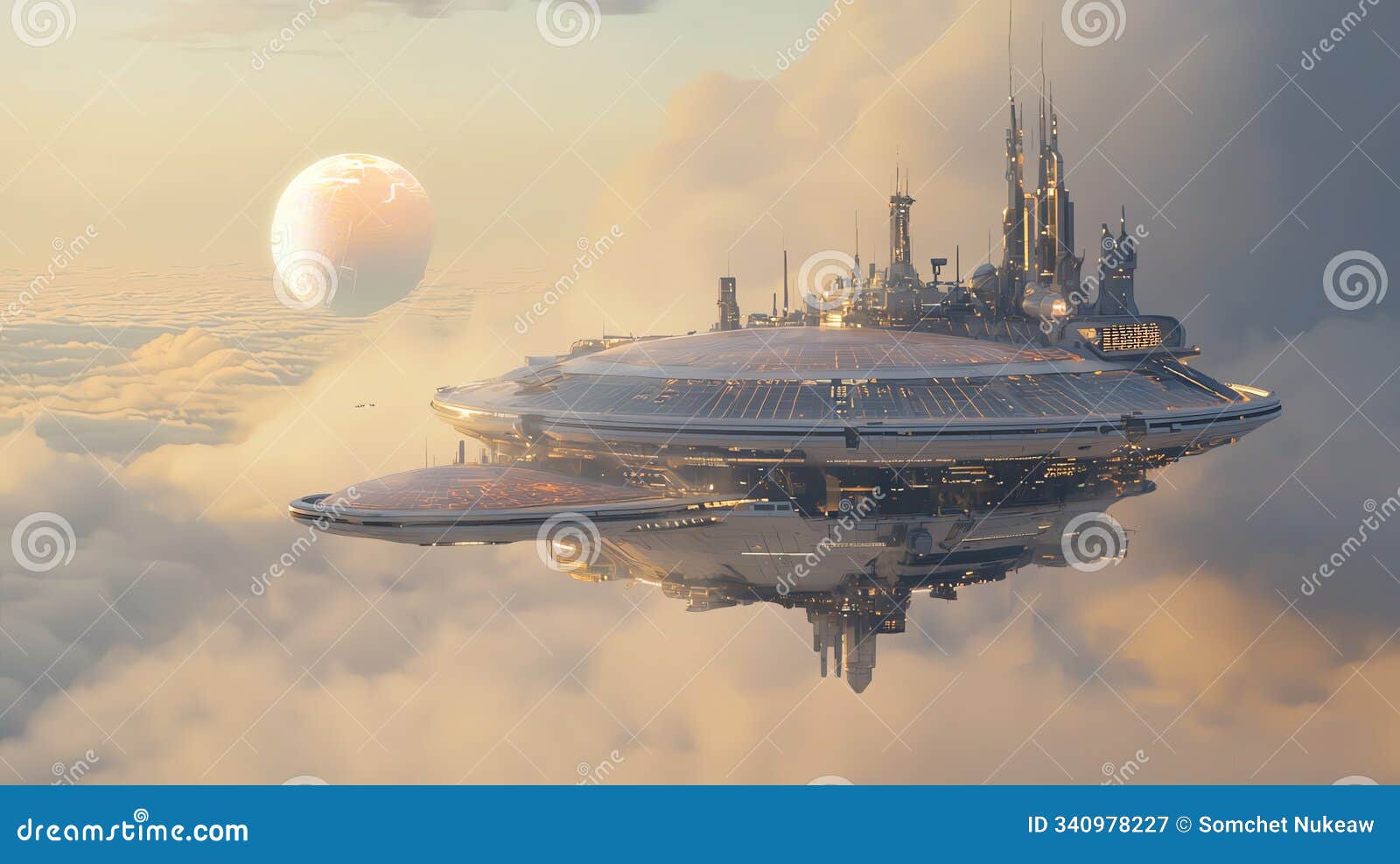 A Floating Metropolis in the Clouds of a Distant Planet, Powered by ...