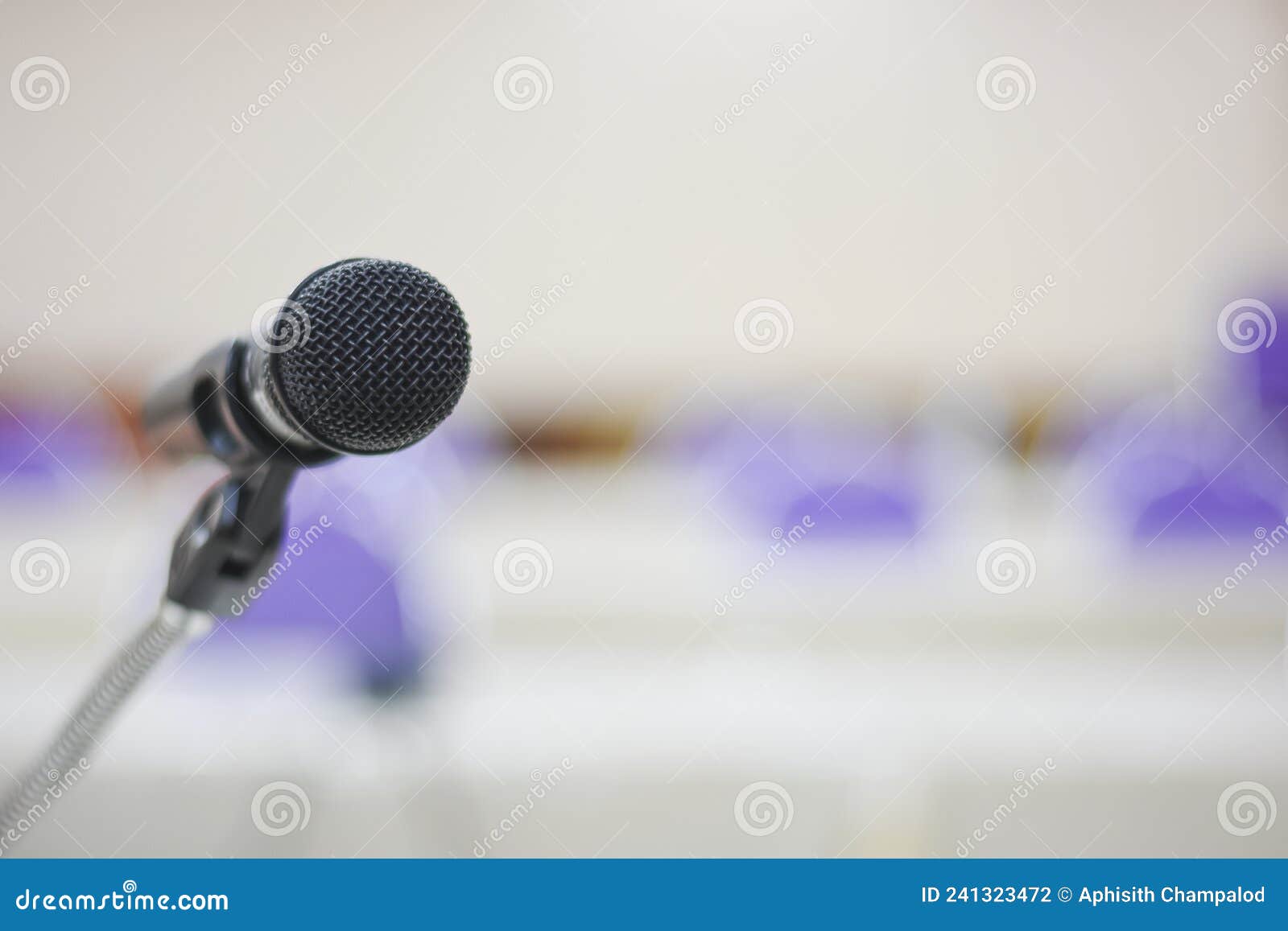Floating Mics in the Conference Room Stock Photo - Image of music ...