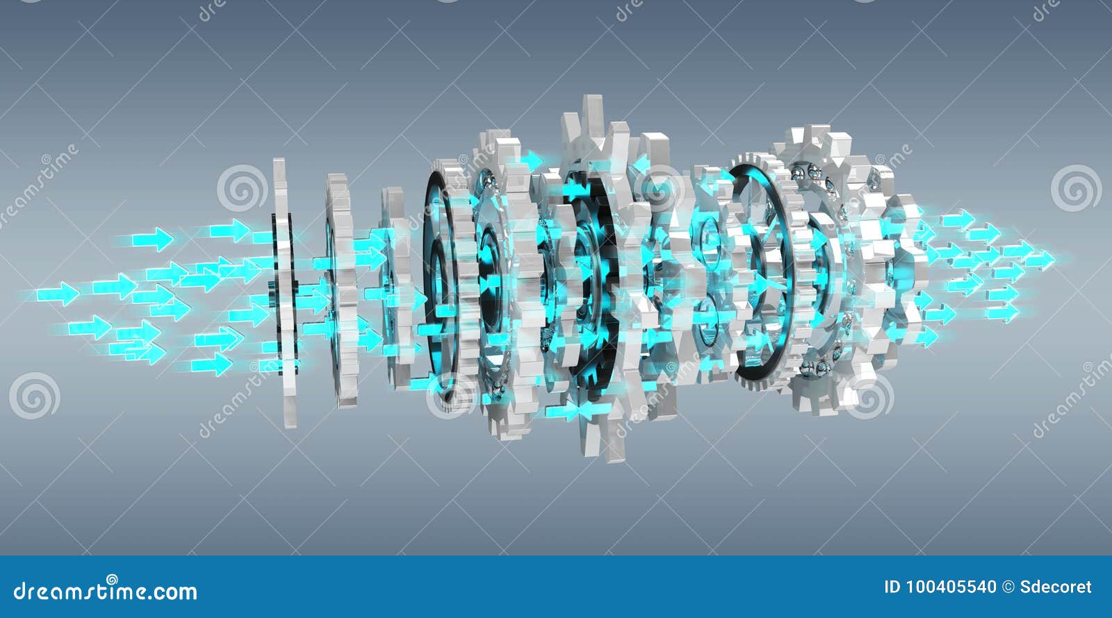 Floating Modern House Back Elevation Vector Illustration ...