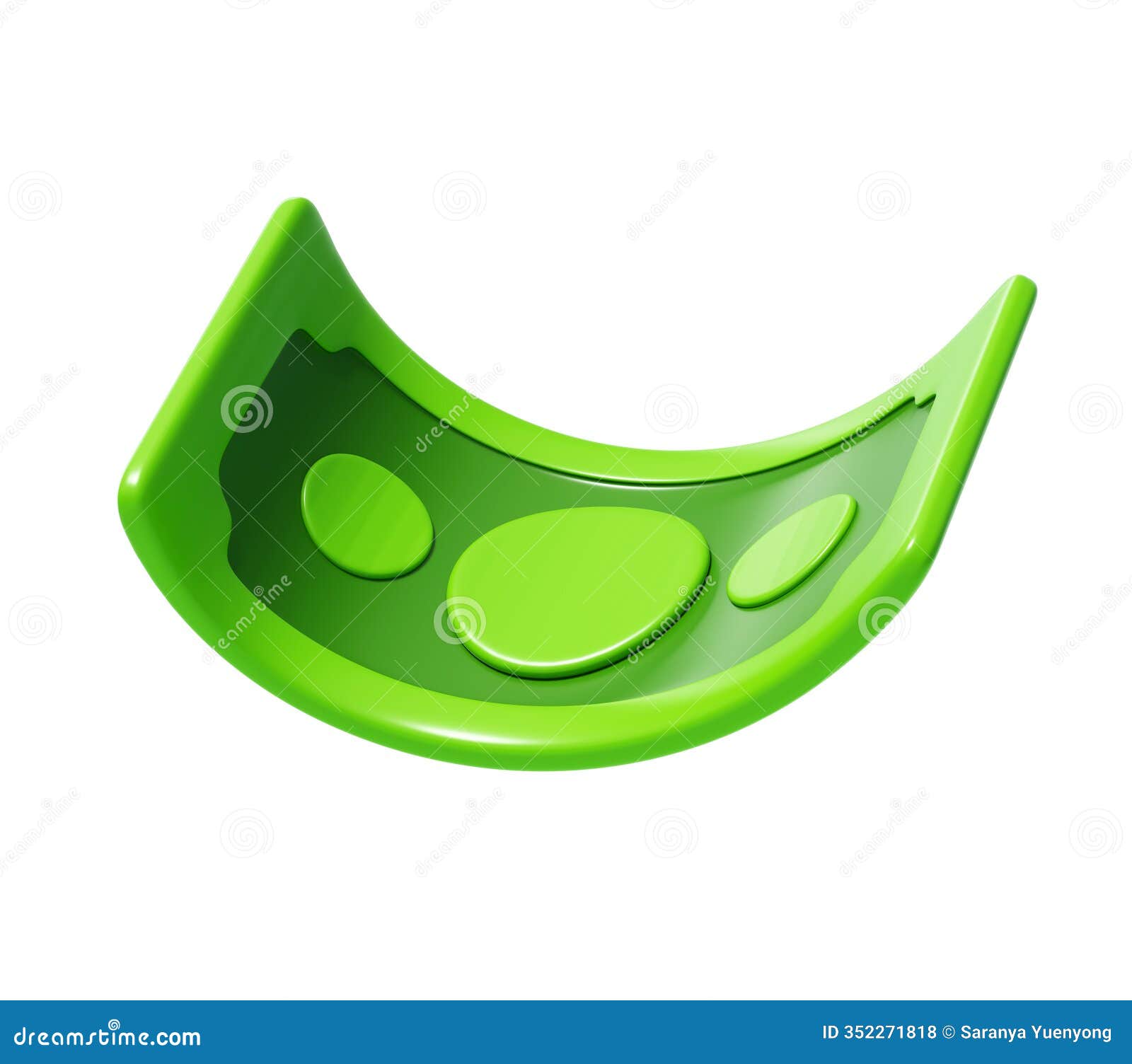 Floating Money Sheet Icon 3d Illustration Stock Illustration ...