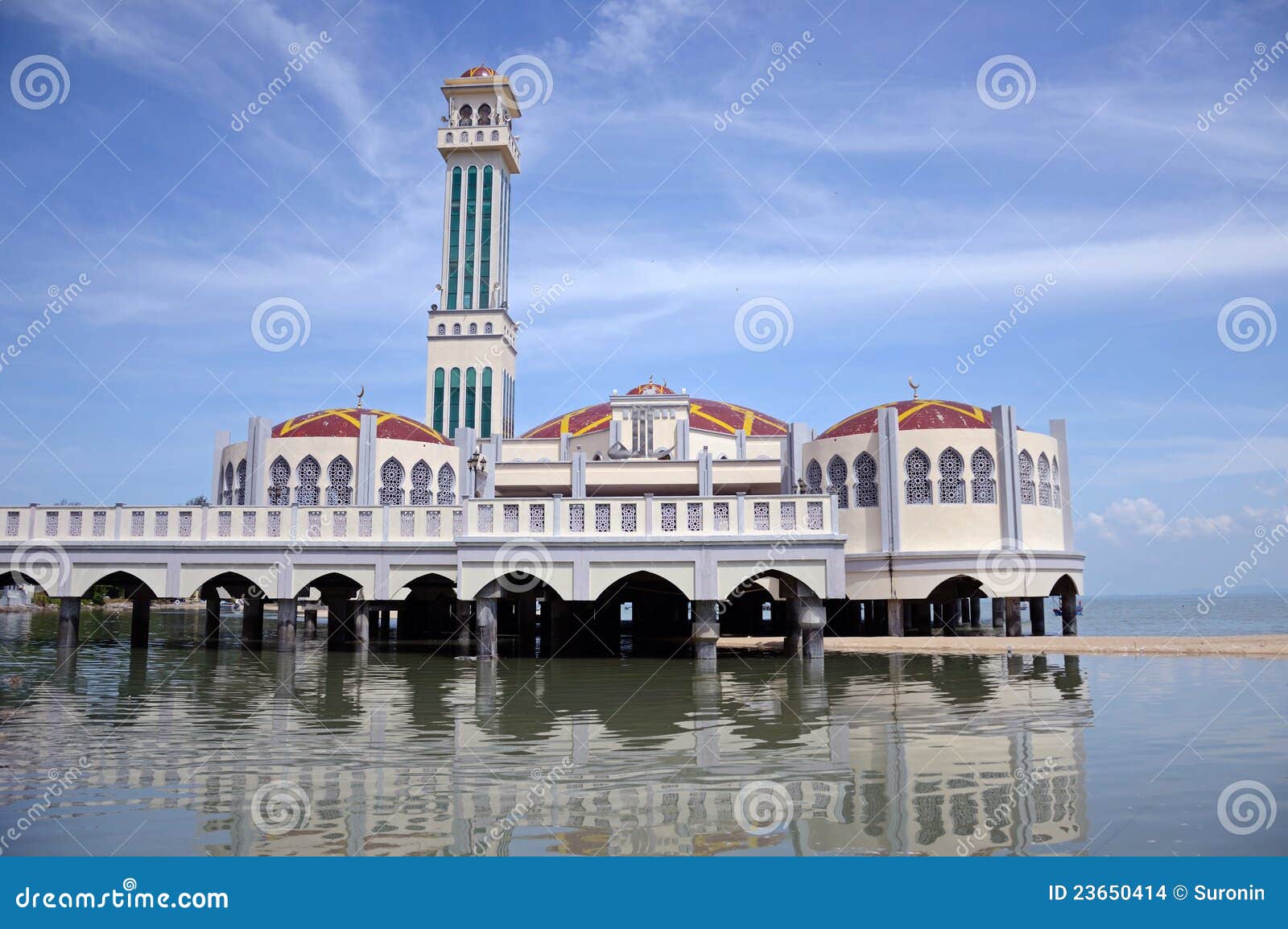 Floating Mosque stock photo. Image of penang, terapung - 23650414