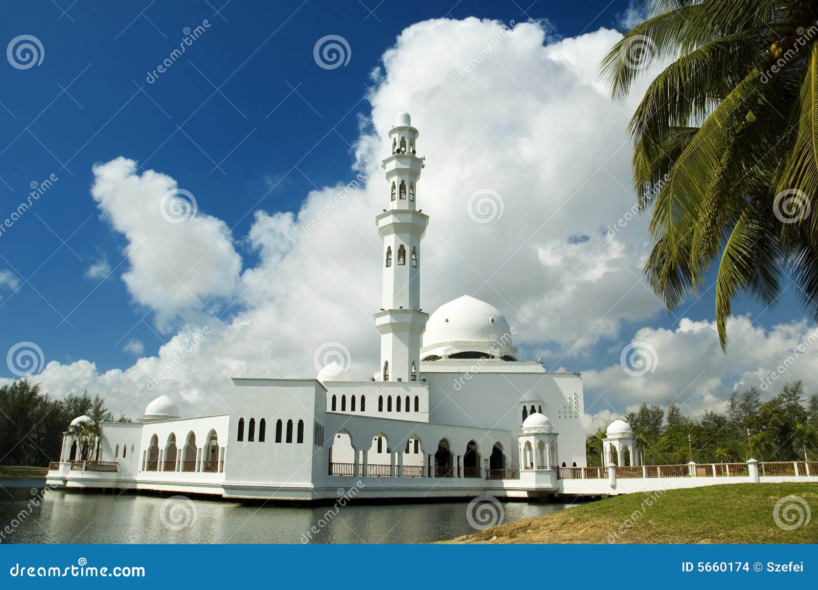 Floating mosque stock photo. Image of eastern, peaceful - 5660174