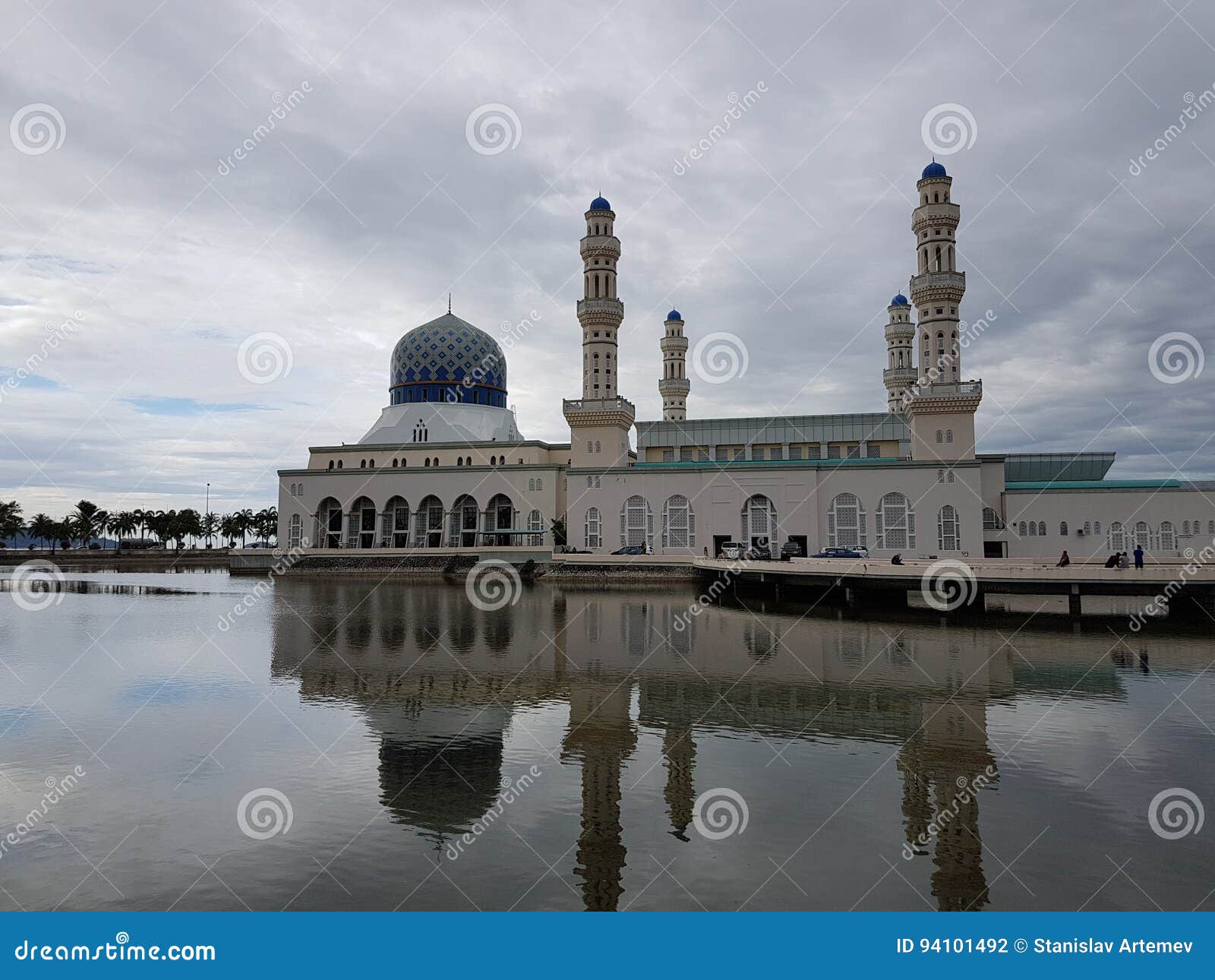 Floating mosque stock photo. Image of building, muslim - 94101492