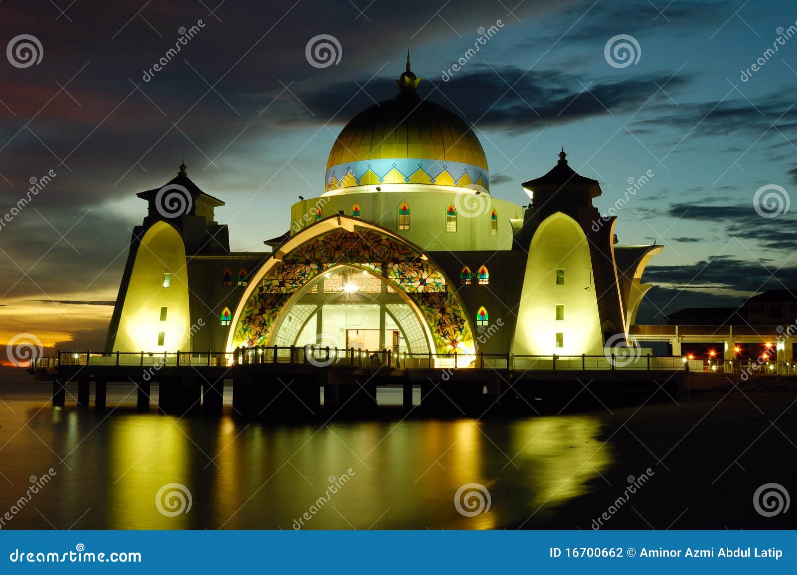 Floating Mosque, Masjid As Salam, Puchong Royalty-Free Stock Image ...