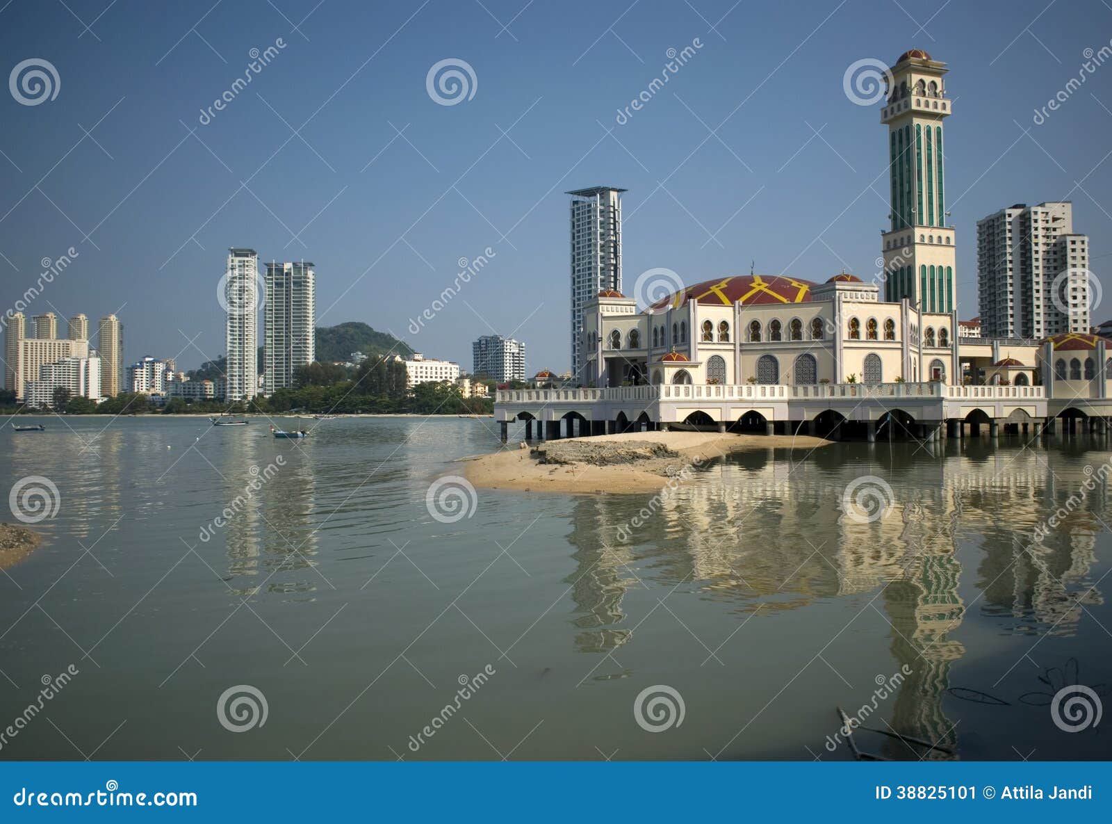 The floating mosque stock image. Image of devil, hall - 38825101