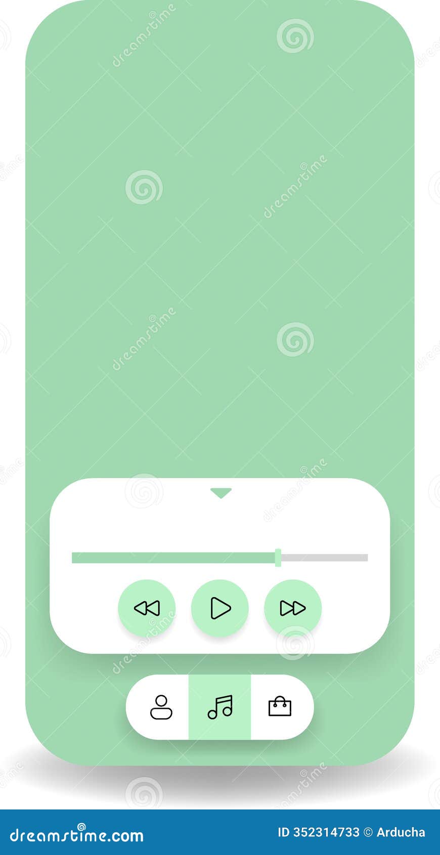 113 88. Floating Navigation_ A Fixed Navigation Bar Th Stock ...