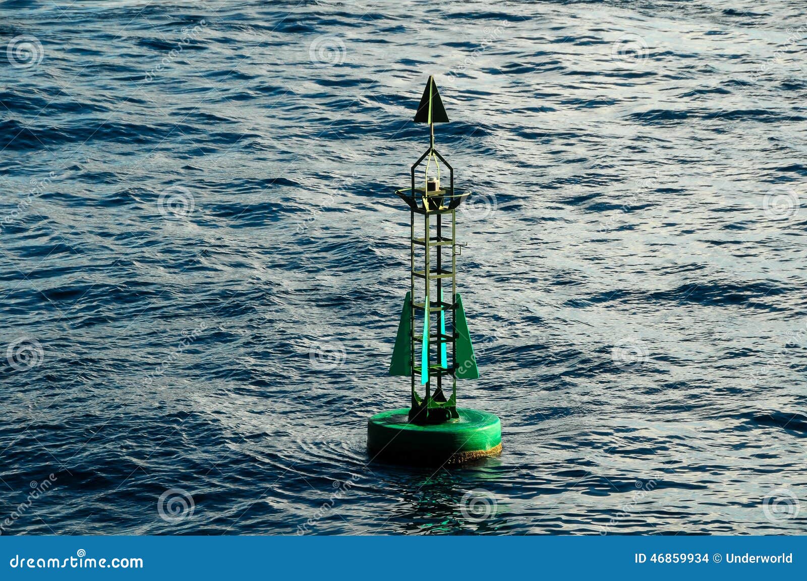 Floating Navigational Sign stock photo. Image of signal - 46859934