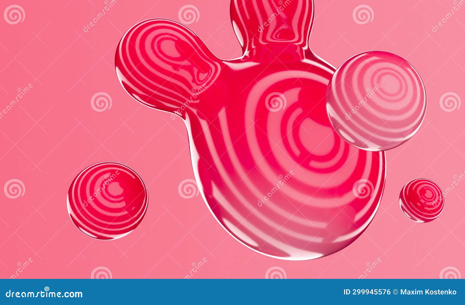 Floating Pink Fabric On Green Screen Chroma Key For Compositing Stock ...