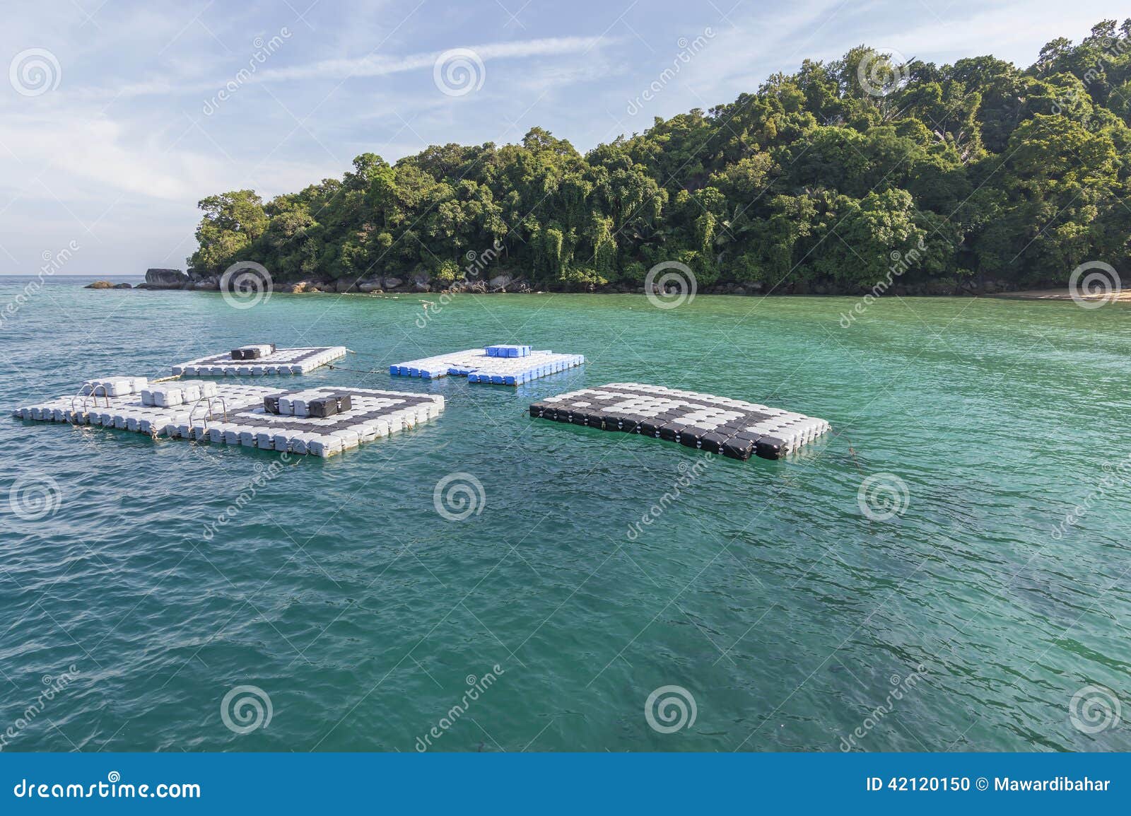 Floating platform stock photo. Image of dive, family - 42120150