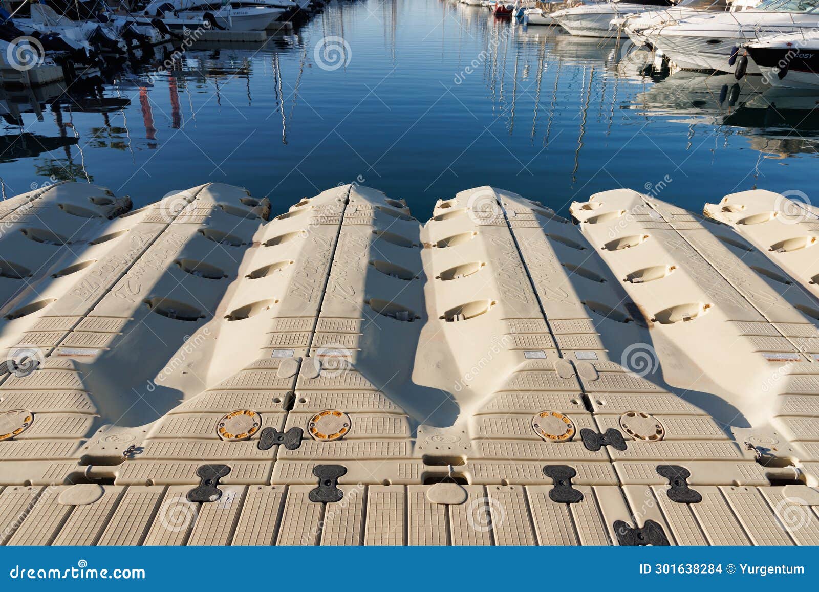 Floating Pontoons For Water Scooters Stock Photography | CartoonDealer ...