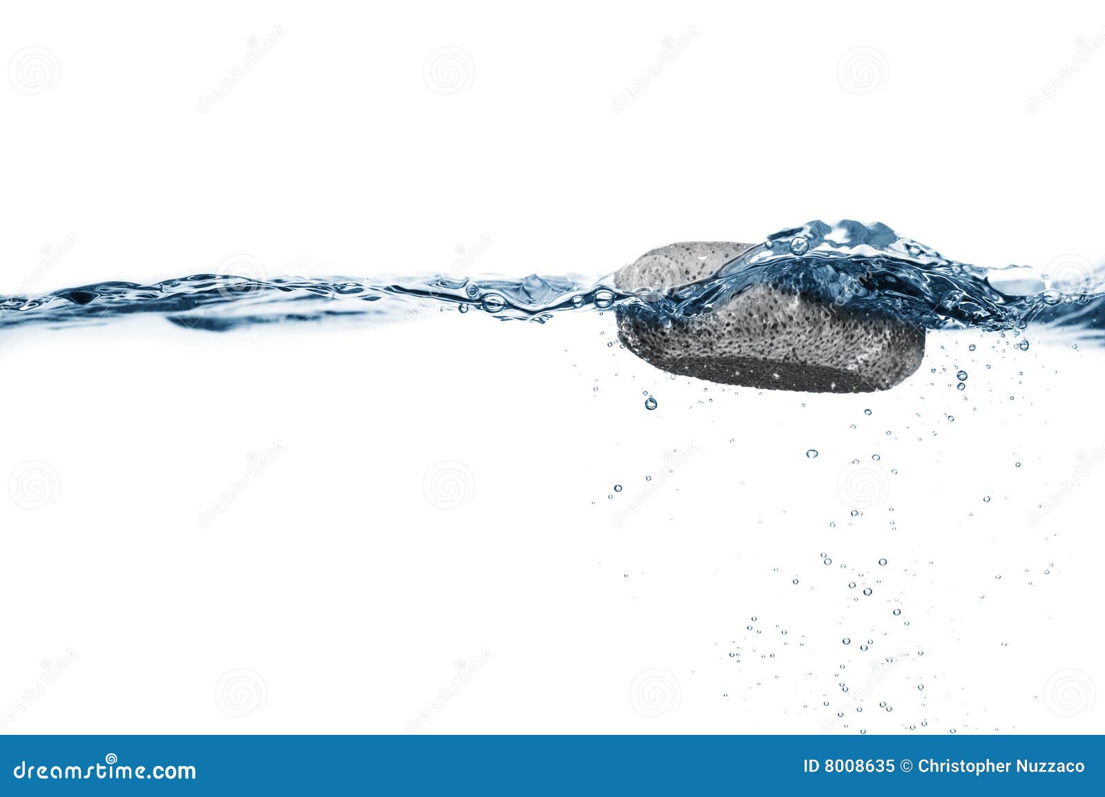 Floating Pumice Stone stock image. Image of bubble, macro - 8008635
