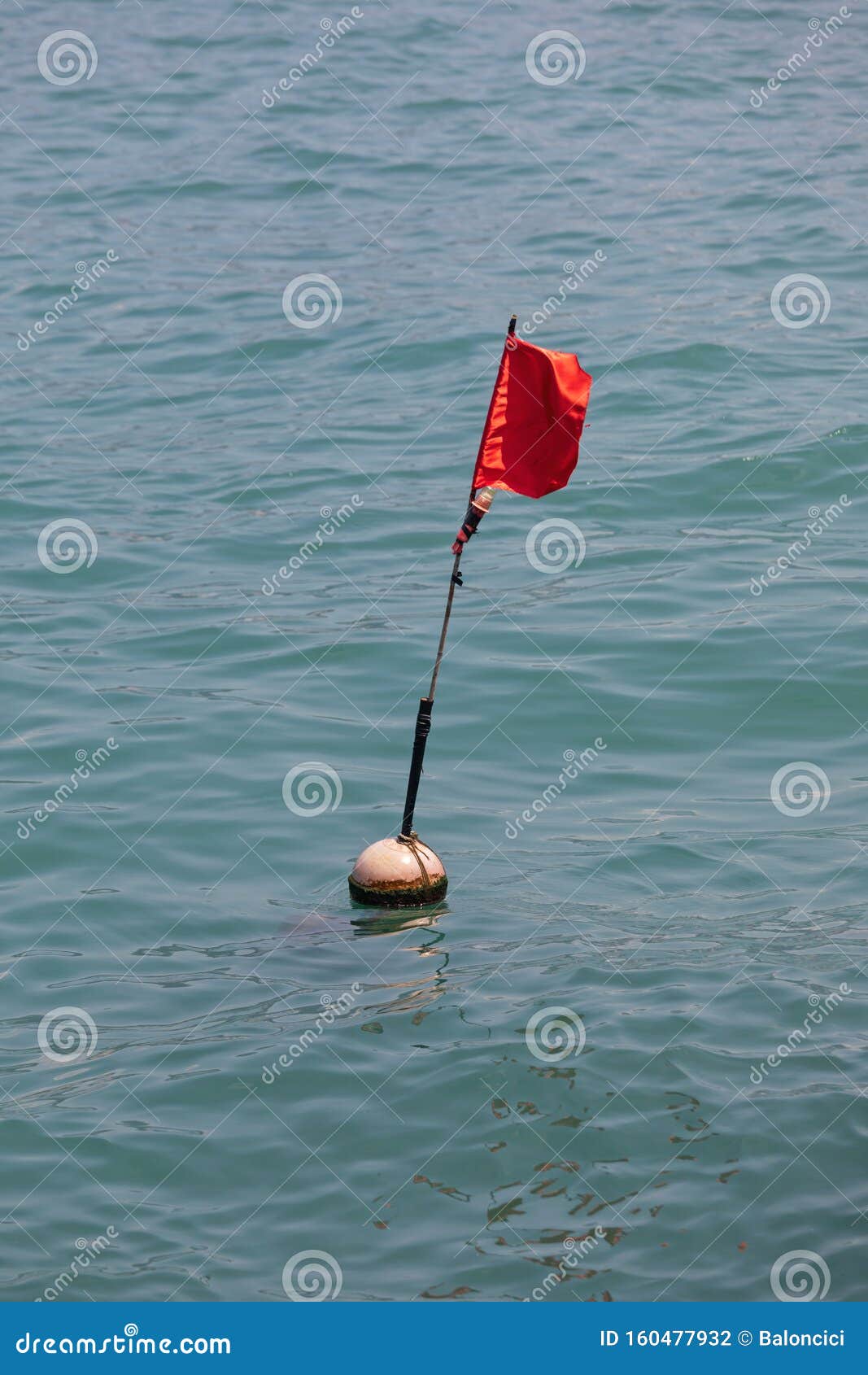Red Flag Mark stock photo. Image of water, sign, floating - 160477932