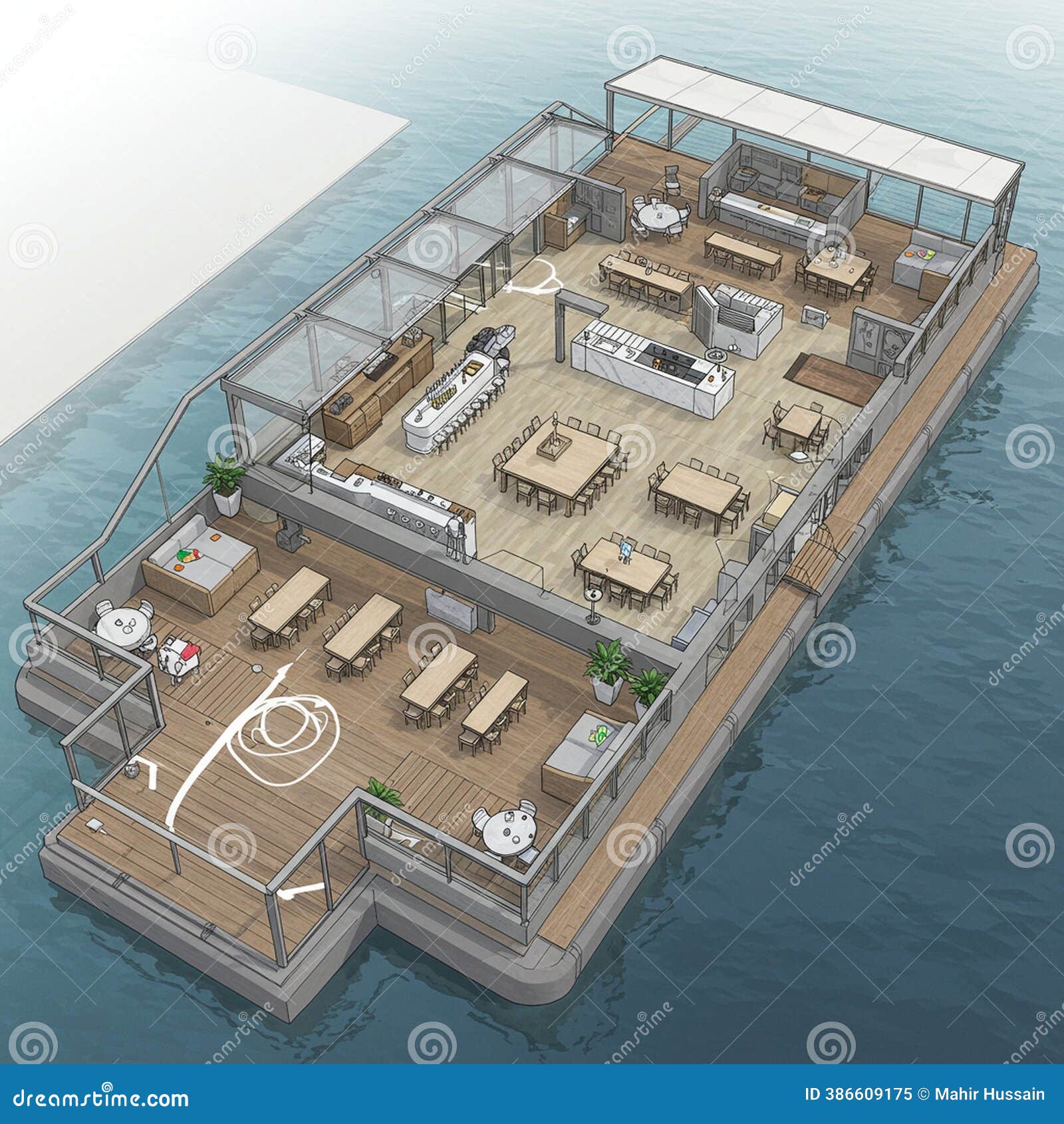 Set Of Dining Tables Flat Vector Illustration. Furniture Isolated On ...