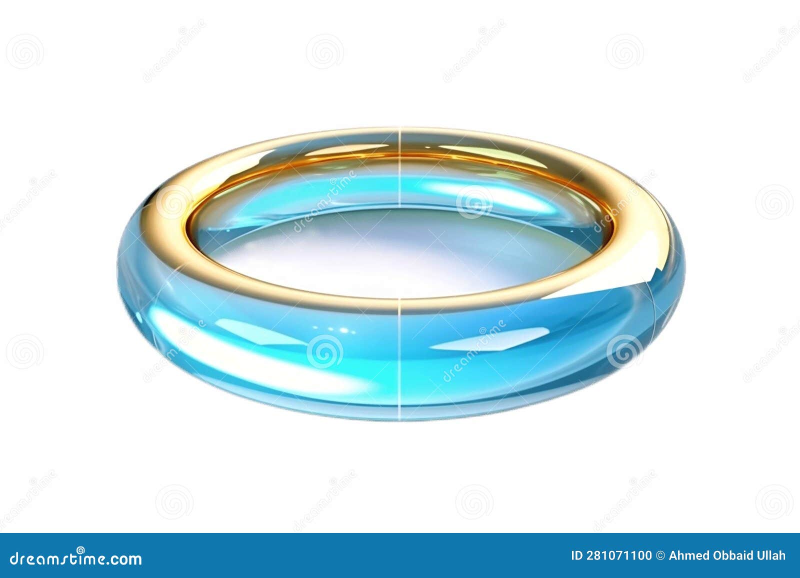 Floating Ring 3D Illustration, Rendered and Captivating, Generative Ai ...
