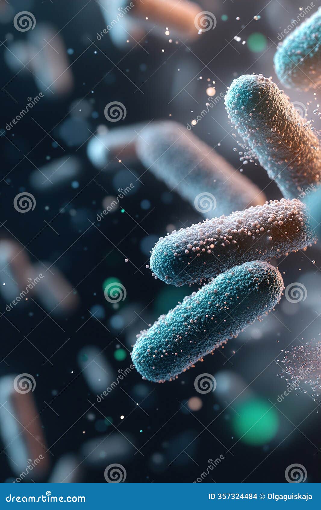 Floating Shapes of Elongated Rods and Circular Cocci Bacteria are Surrounded by Subtle Particles ...