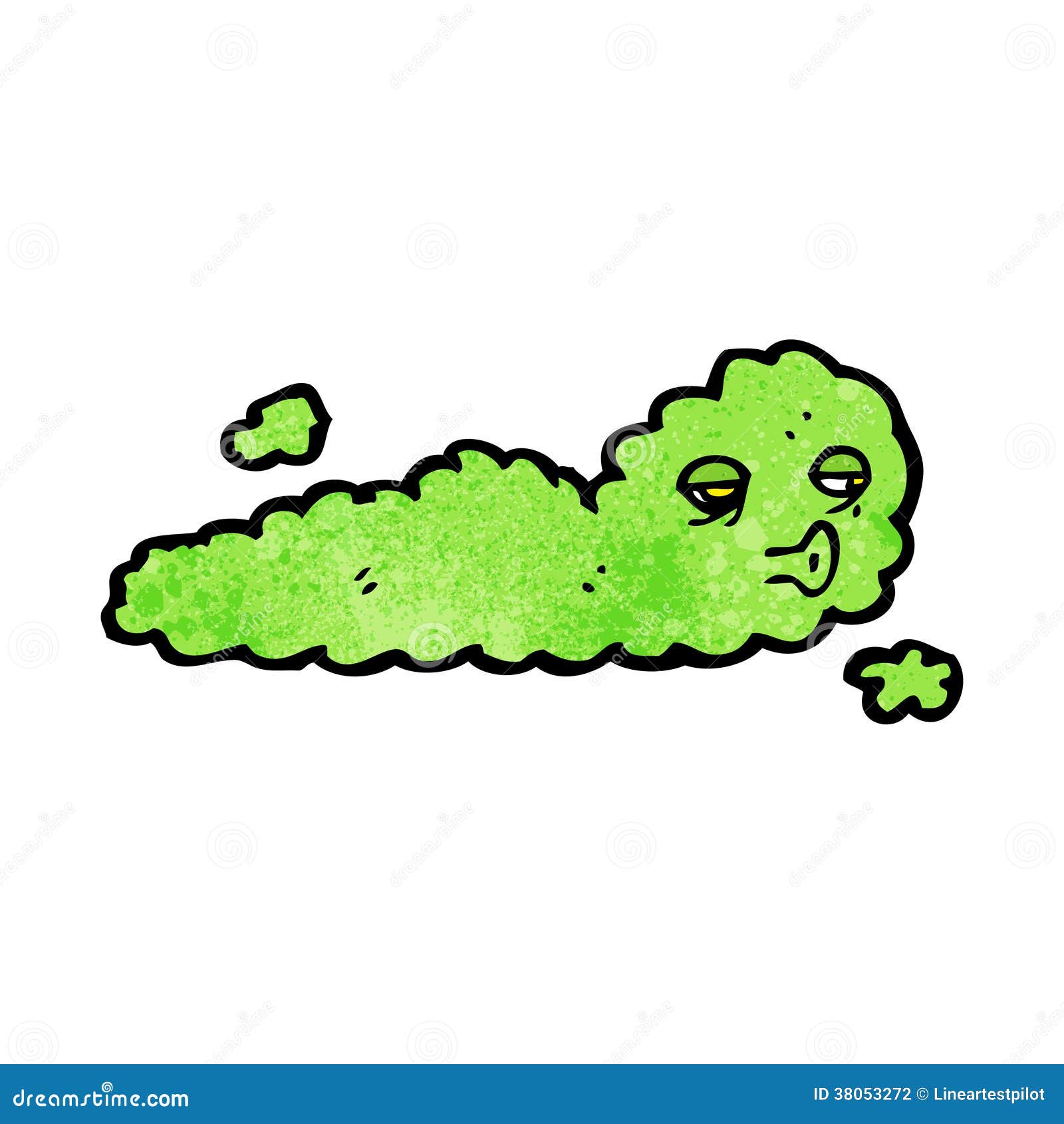 Floating Smell Cartoon Character Stock Vector - Illustration of happy ...