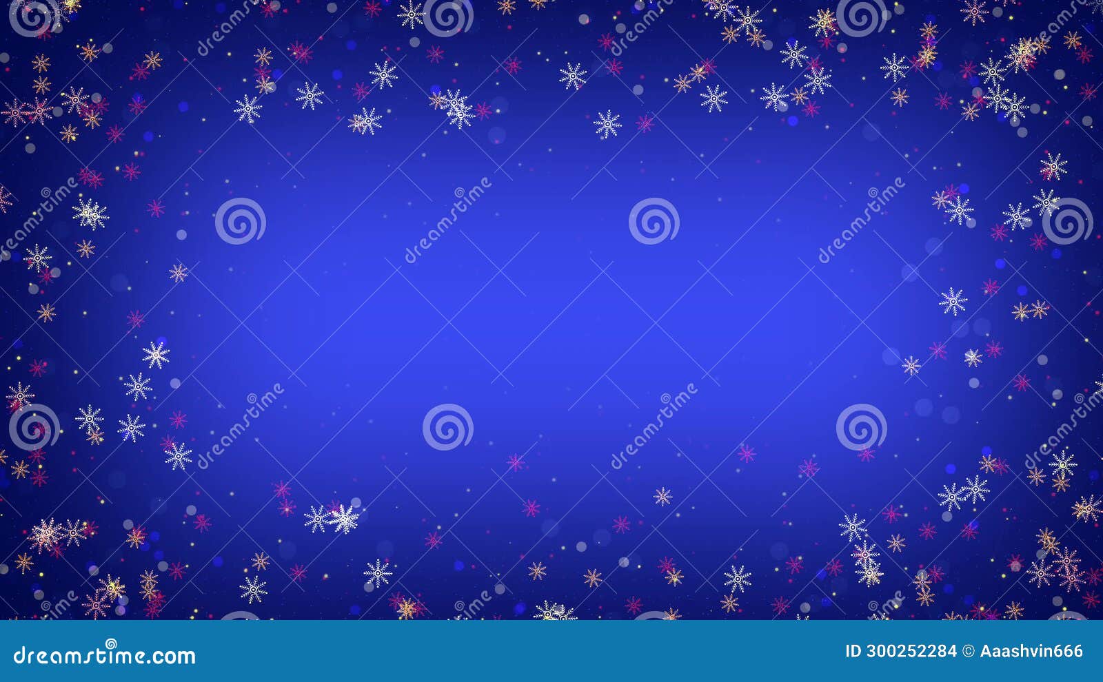 Floating Snow Particles in Blue Texture Background Animation Stock ...