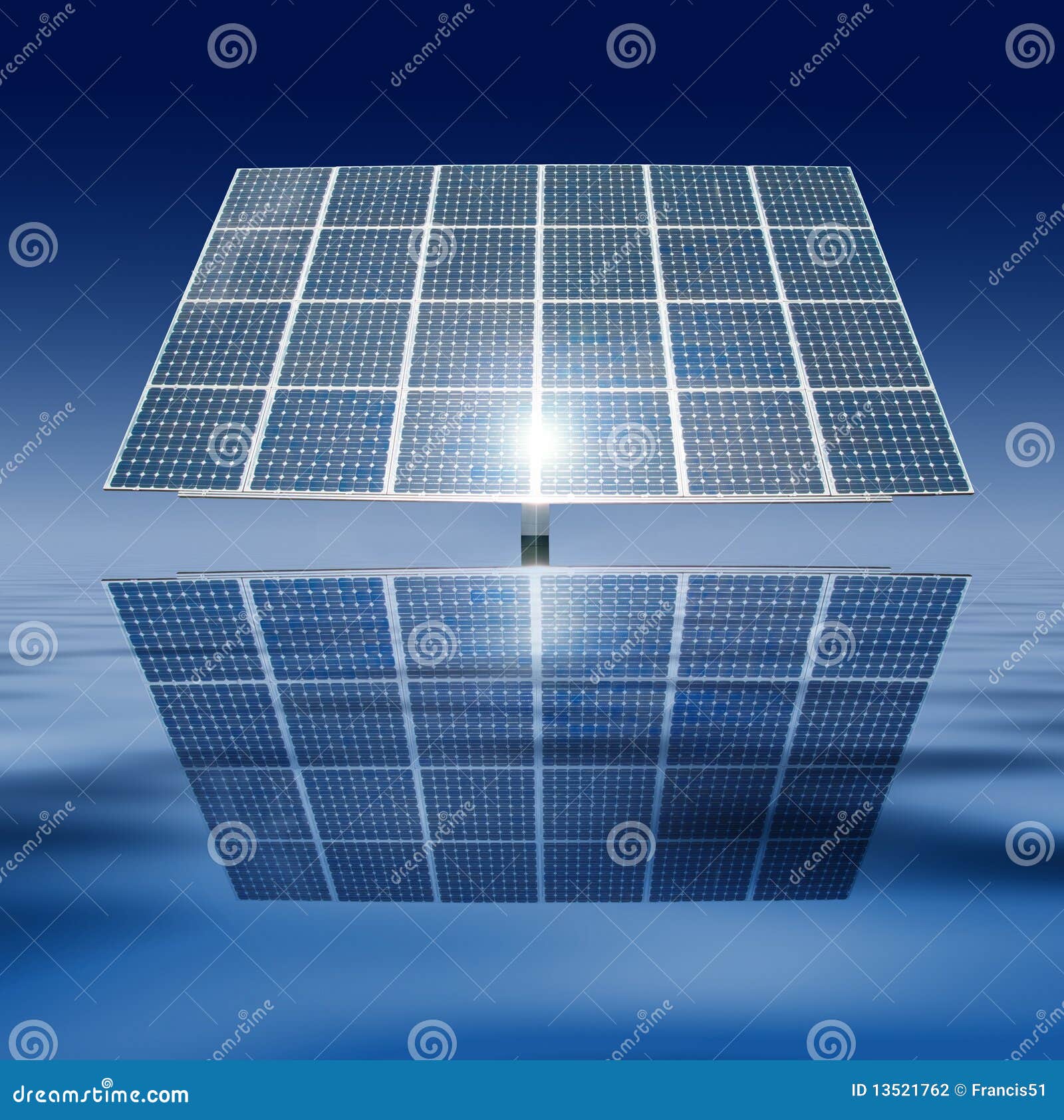 Floating solar panels stock photo. Image of float, energy - 13521762