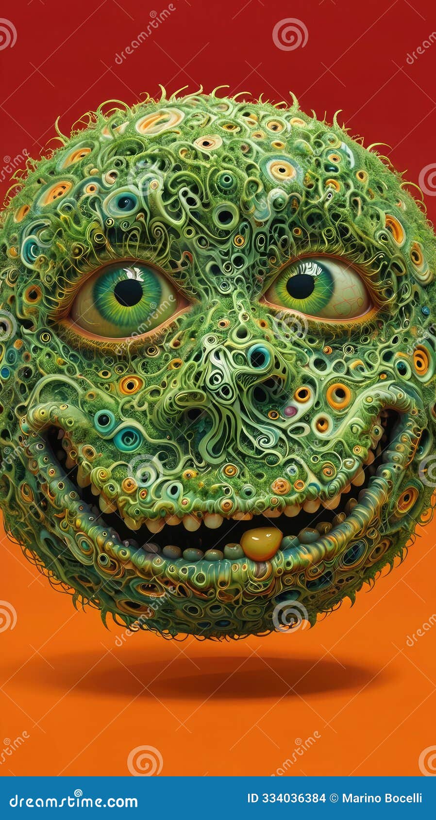 Shiny Blades, Barbershop Concept, Electric Razor Inside Black Oval ...