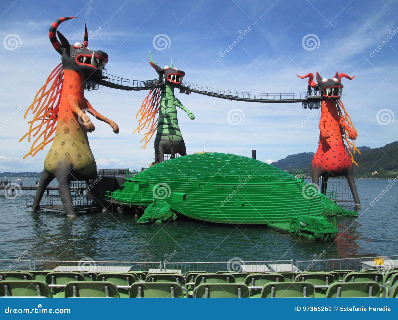 Floating Stage editorial stock image. Image of view, ancient - 97365269
