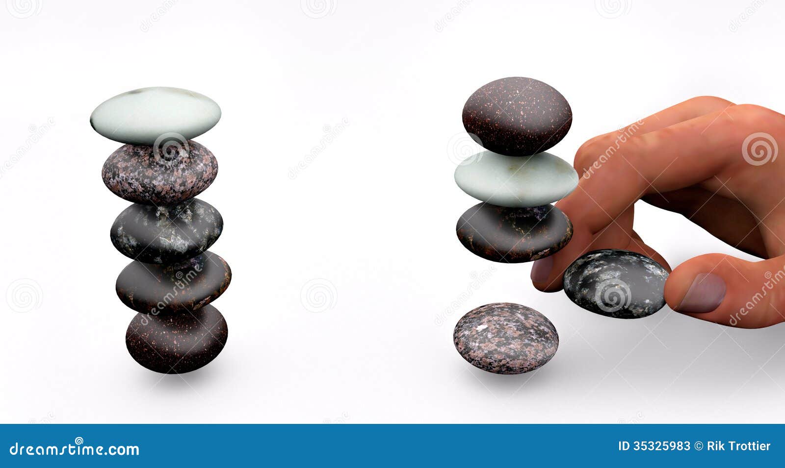 Floating Stones Royalty-Free Stock Photography | CartoonDealer.com ...
