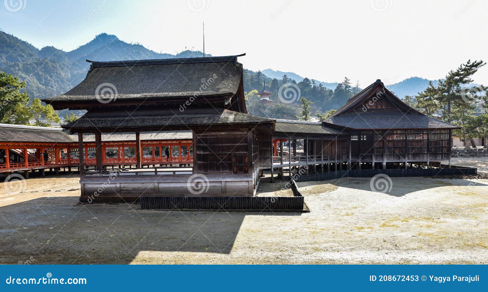 The Floating Temple of Nara Stock Image - Image of miyajima, afternoon ...