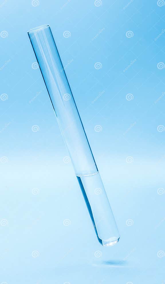 Floating Test Tube with Liquid Stock Photo - Image of floating, medical ...