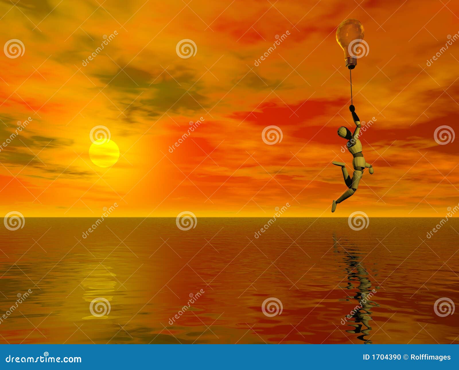 Floating thoughts stock illustration. Illustration of imagination - 1704390