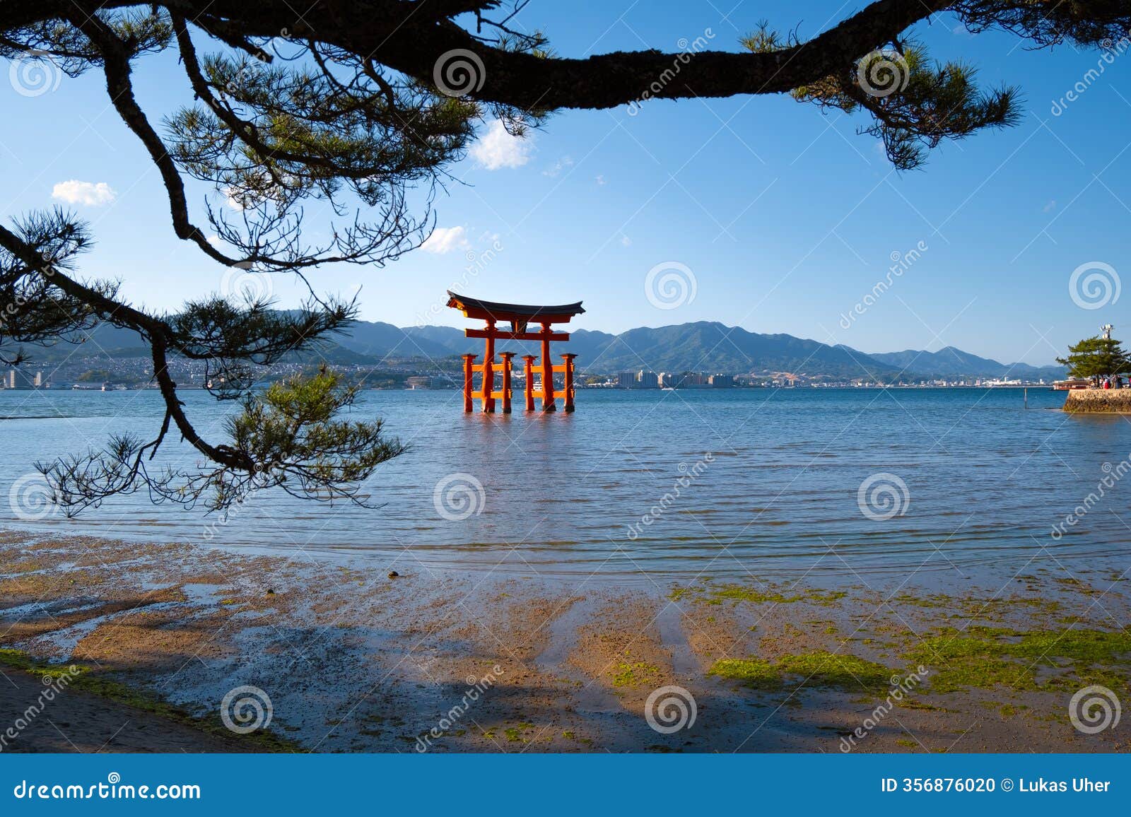 Floating Torii Gate of Itsukushima Shrine at Miyajima, Hiroshima Stock ...