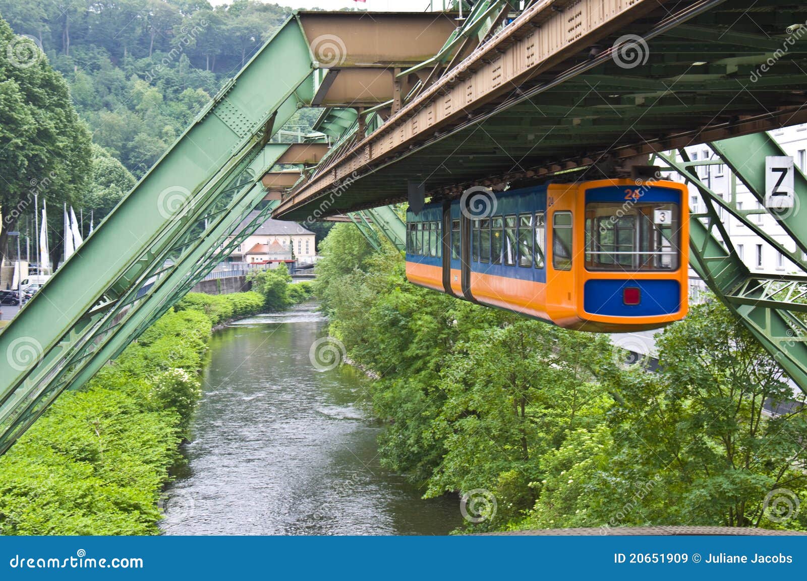 Floating tram stock image. Image of transit, tram, overhead - 20651909